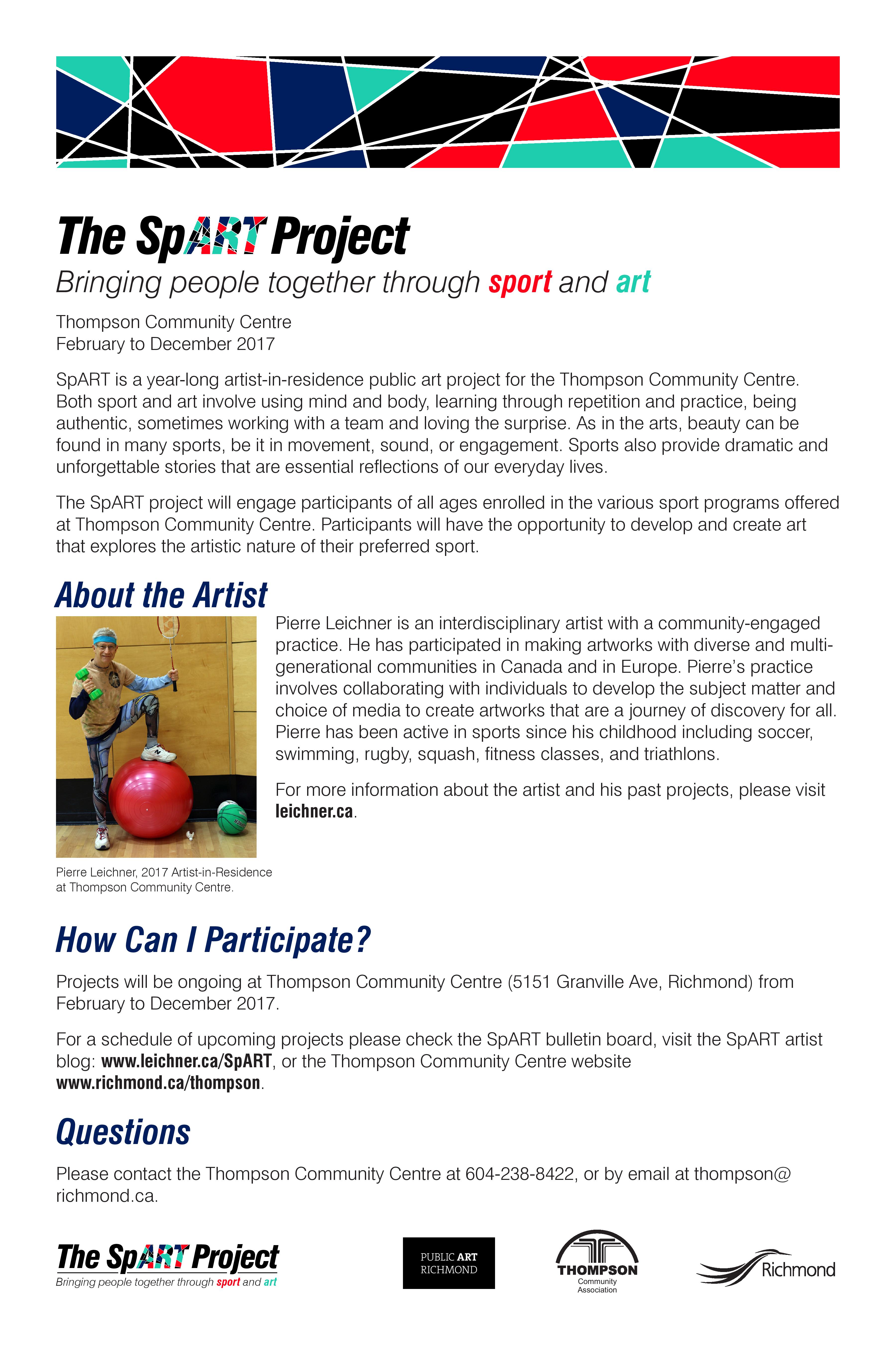 The SpART Project -Bringing people together through sport and art